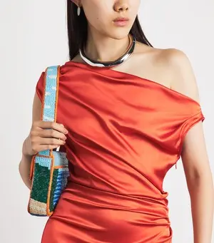 Staud Phare Silk-blend Maxi Dress