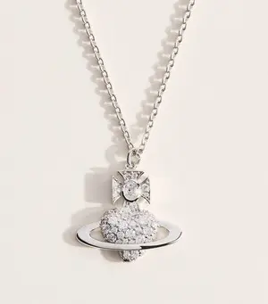 VIVIENNE WESTWOOD Agnatha Bas Relief Pendant Necklace - Silver