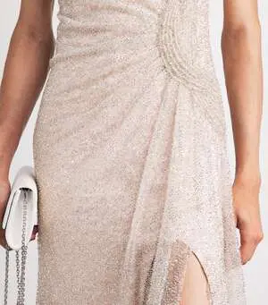 GAURAV GUPTA Draped Lunaris Glisten Gown