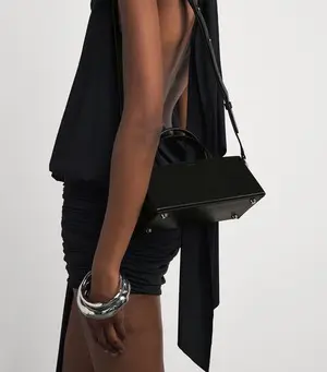 TALEL PARIS Leather V2 Baguette Bag
