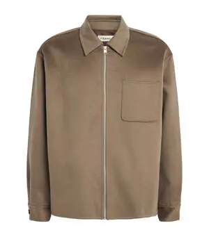FRAME Double-face Wool Jacket - Brown