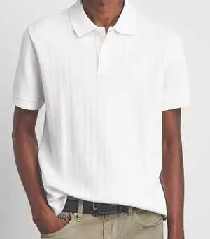 Vince Pima Cotton Knit Polo Shirt