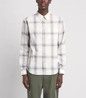 Vince Cotton Check Townes Shirt