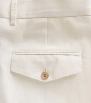 Paul Smith Linen Straight Trousers