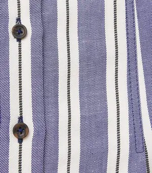 ME+EM Stripe Midi Shirt Dress