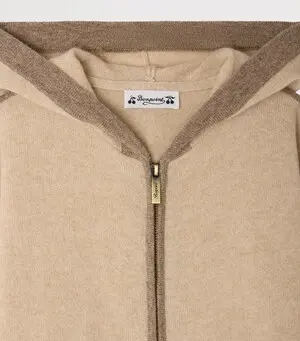 Bonpoint Cashmere Zip-up Hoodie
