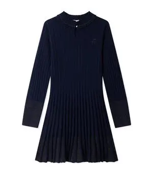 Bonpoint Wool Ribbed Mini Dress