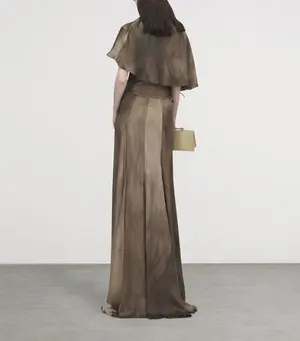 Alexander McQueen Asymmetric Cape Top