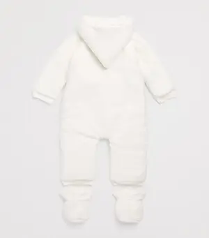 PAZ RODRIGUEZ Virgin Wool Snowsuit And Booties Set