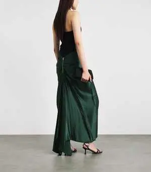 FFORME Satin Jovie Maxi Skirt