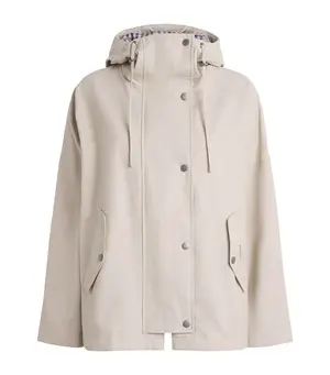 Barbour Showerproof Kingswood Hooded Jacket - Beige