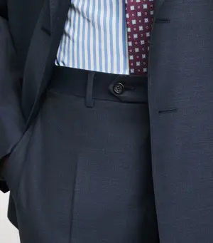 Canali Wool Double-breasted 2-piece Suit
