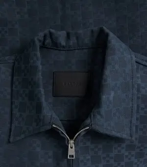 Sandro Jacquard Denim Jacket