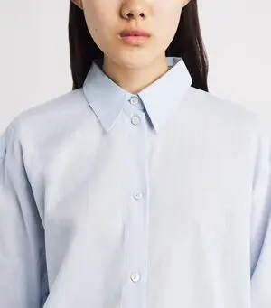 TOTEME Cotton-linen Oversized Shirt