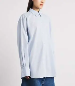 TOTEME Cotton-linen Oversized Shirt
