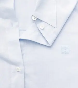 TOTEME Cotton-linen Oversized Shirt