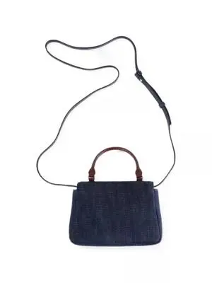 Tory Burch Charlie Denim Chain Wallet