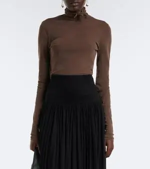 LEMAIRE Mesh Turtleneck Top
