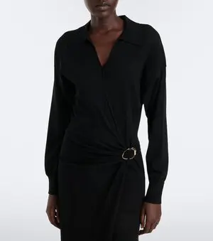 Altuzarra Ellington Gathered Midi Dress