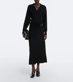 Altuzarra Ellington Gathered Midi Dress