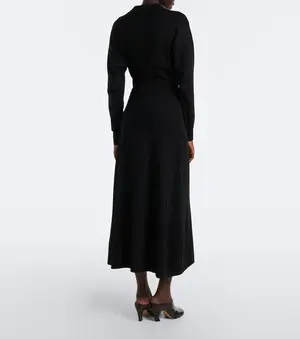Altuzarra Ellington Gathered Midi Dress
