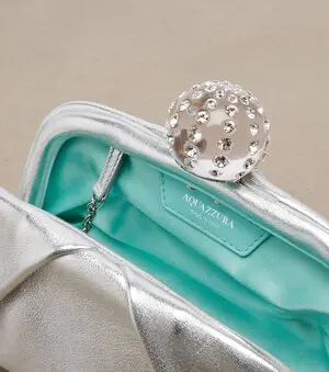 AQUAZZURA Tequila Embellished Clutch