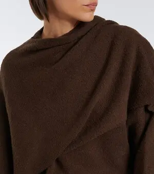 Altuzarra Palmer Layered Cotton-blend Sweater In Cocoa