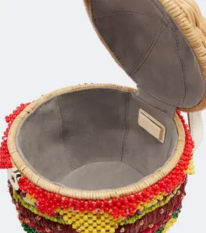 Judith Leiber Cheeseburger Embellished Clutch