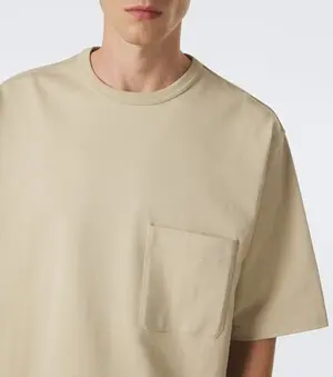LEMAIRE Cotton Jersey T-shirt - Beige