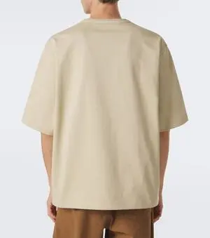LEMAIRE Cotton Jersey T-shirt - Beige