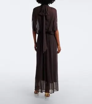 Staud Viviana Sheer Maxi Dress