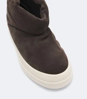 Rick Owens Mega Bumper Suede Ankle Boots