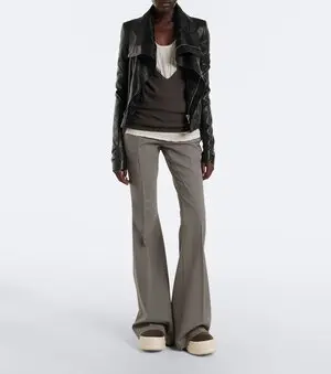 Rick Owens Mega Bumper Suede Ankle Boots