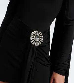 David Koma Embellished One-shoulder Minidress