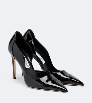 JIMMY CHOO Brigitte Patent Leather Pumps - Black