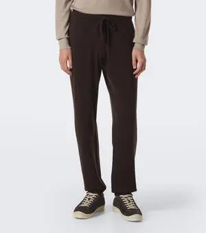 ALLUDE Wool And Cashmere Sweatpants