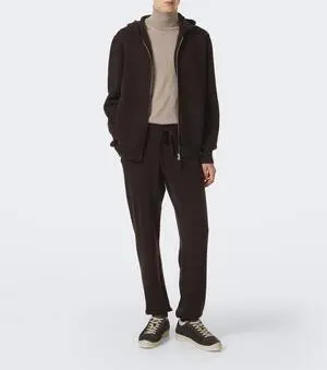 ALLUDE Wool And Cashmere Sweatpants