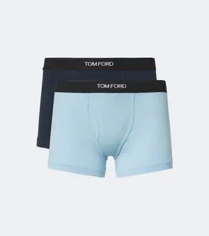 TOM FORD Logo Cotton-blend Boxer Briefs