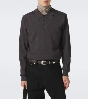 LEMAIRE Wool Polo Sweater