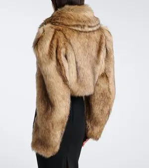 David Koma Cropped Turtleneck Jacket