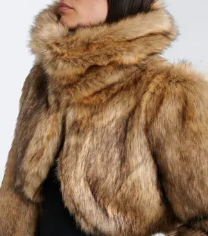 David Koma Cropped Turtleneck Jacket