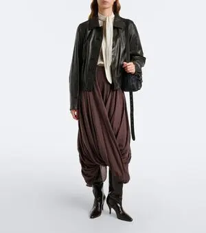LEMAIRE Leather Blouson Jacket