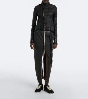 Rick Owens Suede Lace Up Sneakers