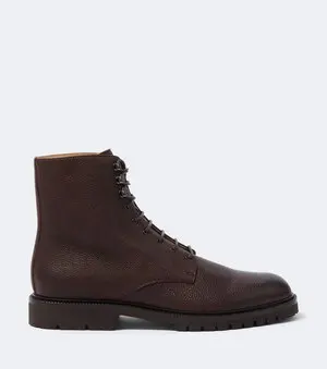 Brunello Cucinelli Leather Lace-up Boots