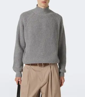 ALLUDE Wool And Cashmere Turtleneck Sweater