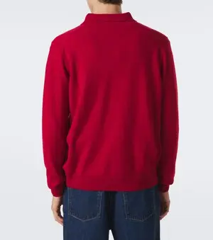 Sunspel Cashmere Polo Sweater
