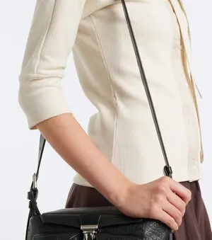 LEMAIRE Ribbed-knit Cotton And Linen Top - Beige