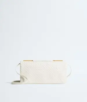 Bottega Veneta The 70 Leather Top Handle Bag - Alabaster
