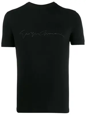 Giorgio Armani Signature T-shirt - Black