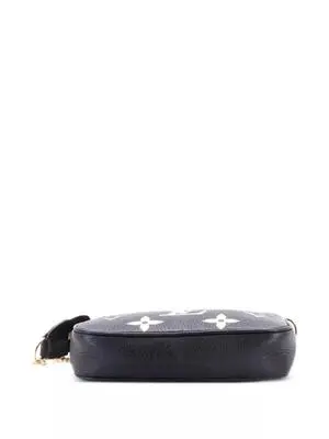 LOUIS VUITTON Pochette Accessoires Bicolor Monogram Empreinte Giant Mini Clutch Bag